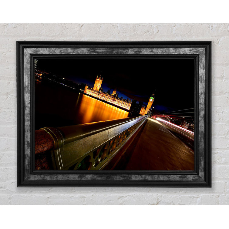 Bright Star River Thames London - Single Picture Frame Art Prints | Wayfair.co.uk